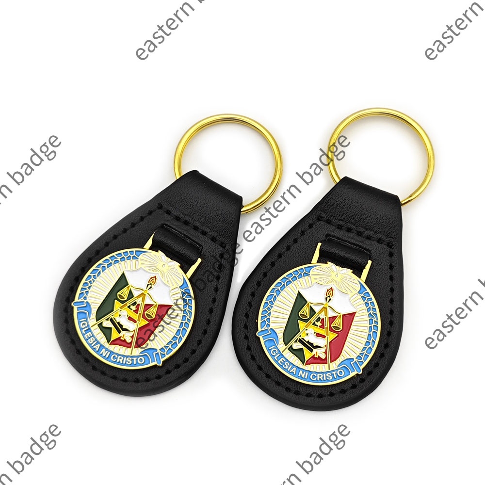 INC leather keychain